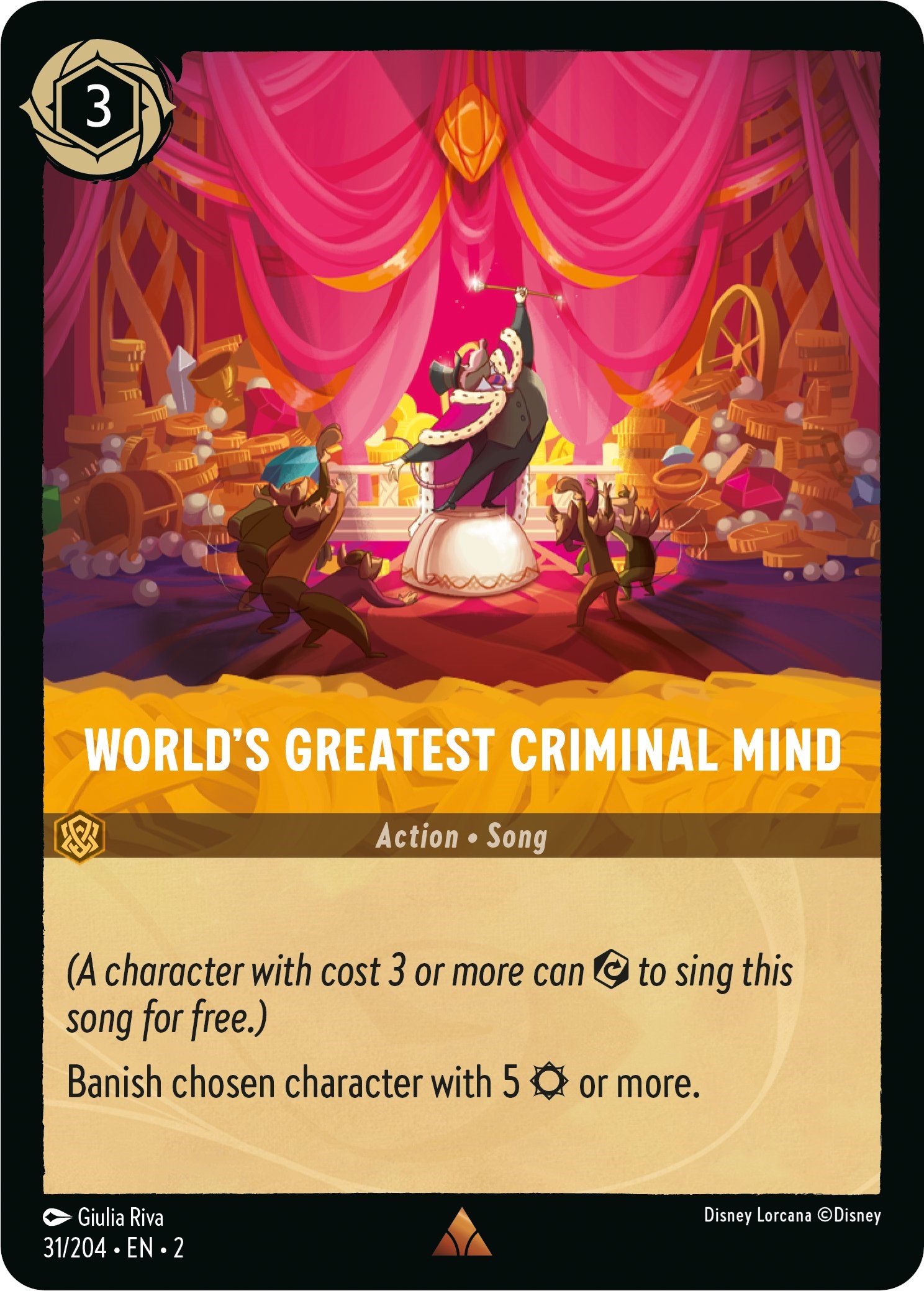 World's Greatest Criminal Mind - Rise of the Floodborn - Disney Lorcana