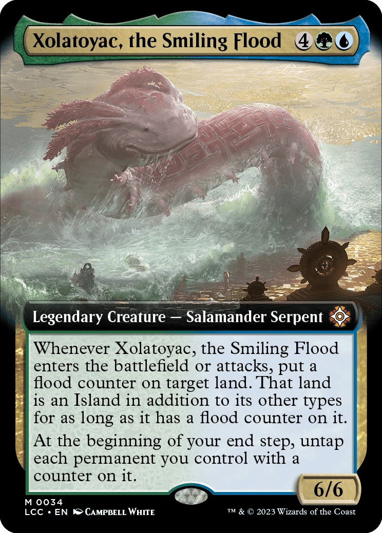 Xolatoyac, the Smiling Flood (Extended Art) - Commander: The Lost ...