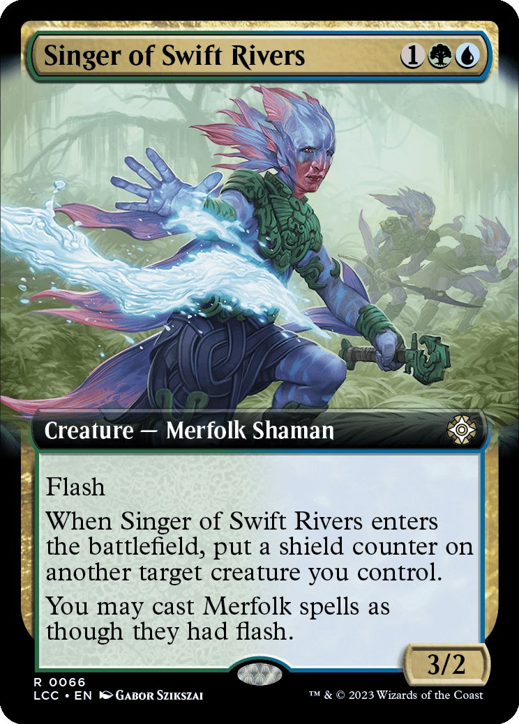 Singer of Swift Rivers (Extended Art) - Commander: The Lost Caverns of ...