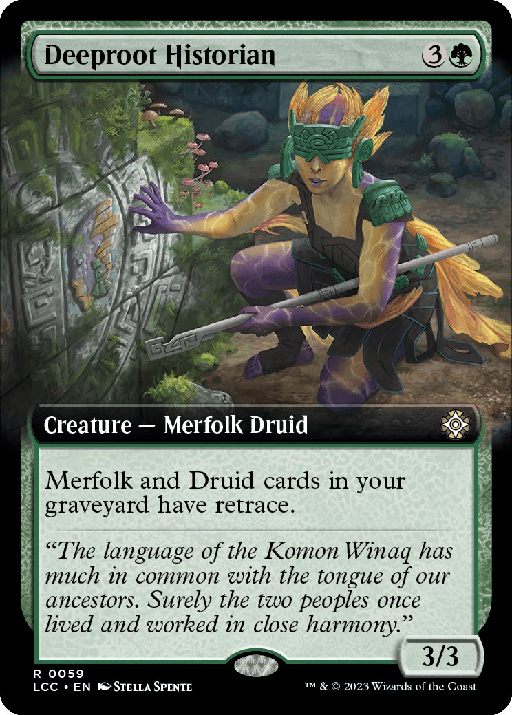 Deeproot Historian (Extended Art) - Commander: The Lost Caverns of ...