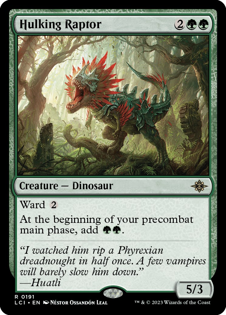 Hulking Raptor - The Lost Caverns of Ixalan - Magic: The Gathering