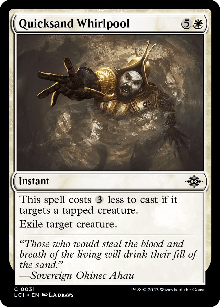Quicksand Whirlpool - The Lost Caverns of Ixalan - Magic: The Gathering