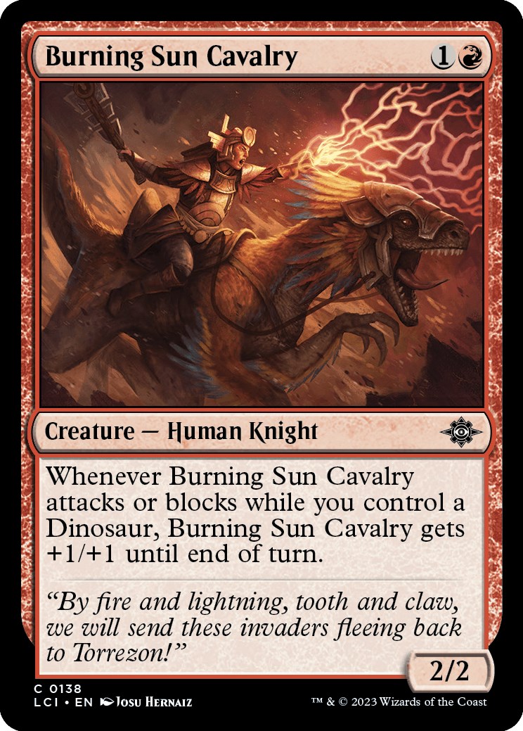 Burning Sun Cavalry - The Lost Caverns of Ixalan - Magic: The Gathering