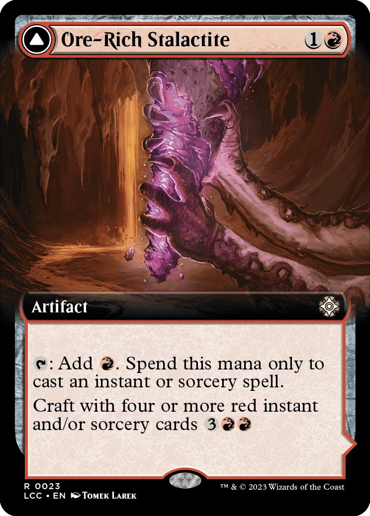 Ore-Rich Stalactite (Extended Art) - Commander: The Lost Caverns of ...