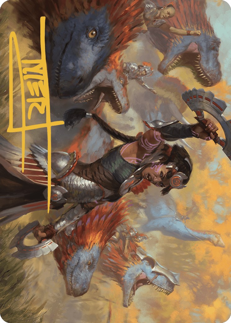 Huatli, Poet of Unity Art Card (Gold-Stamped Signature) - Art Series ...