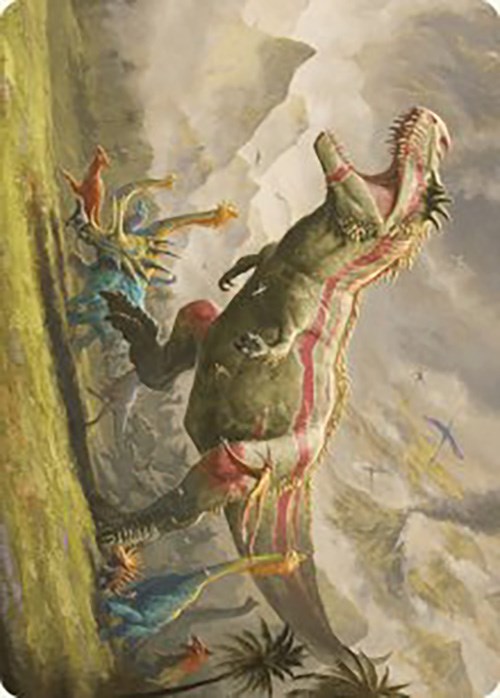 Ghalta, Stampede Tyrant Art Card - Art Series: The Lost Caverns of ...