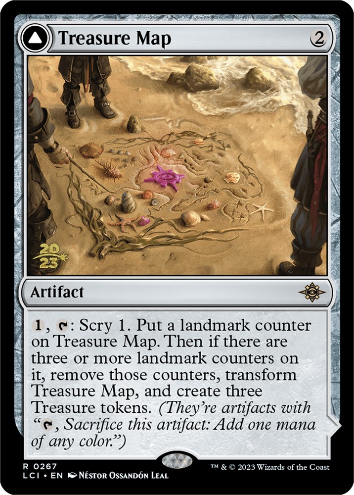 Treasure Map (LCI) - Prerelease Cards - Magic: The Gathering
