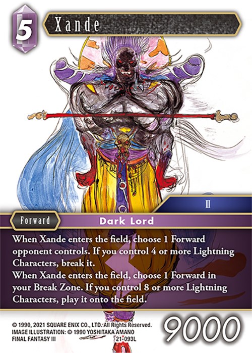Xande - Beyond Destiny - Final Fantasy TCG