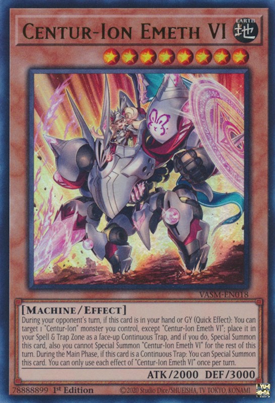 Centur-Ion Emeth VI - Valiant Smashers - YuGiOh