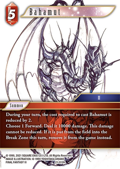 Bahamut - Beyond Destiny - Final Fantasy TCG