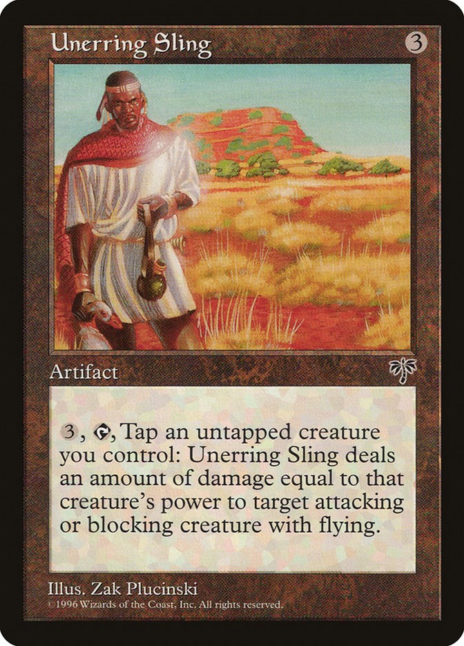 Unerring Sling - Mirage - Magic: The Gathering
