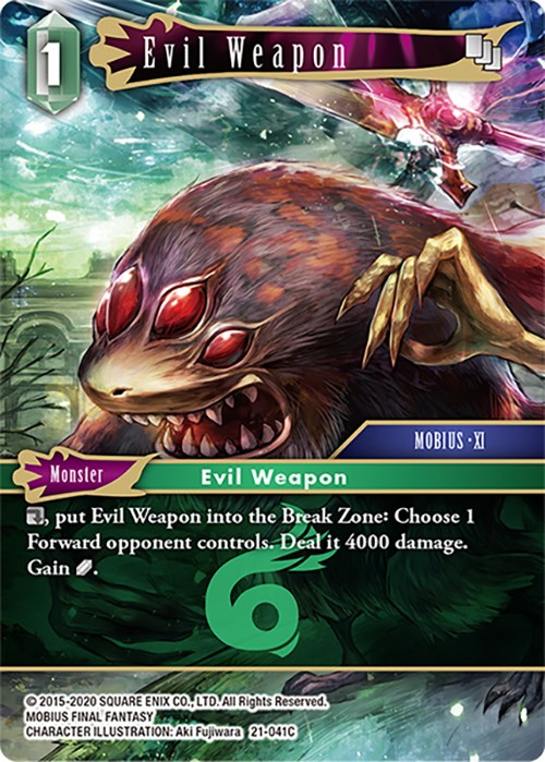 Evil Weapon - Beyond Destiny - Final Fantasy TCG