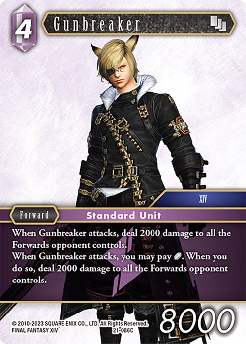 Gunbreaker - Beyond Destiny - Final Fantasy TCG