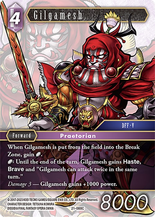 Gilgamesh - Beyond Destiny - Final Fantasy TCG