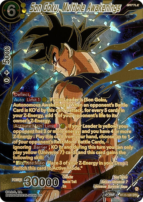 Son Goku, Multiple Awakenings (SPR) - Perfect Combination - Dragon Ball Super: Masters