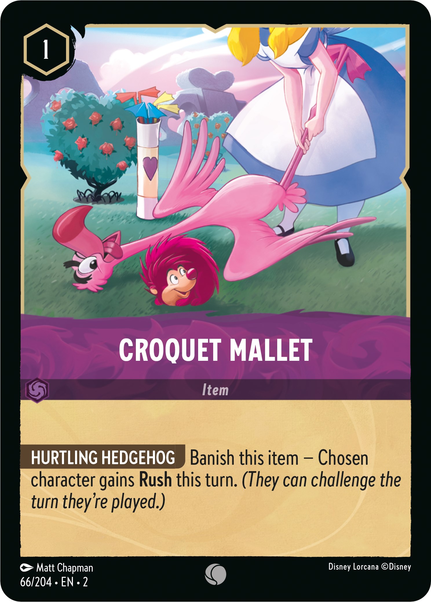 Croquet Mallet - Rise of the Floodborn - Disney Lorcana