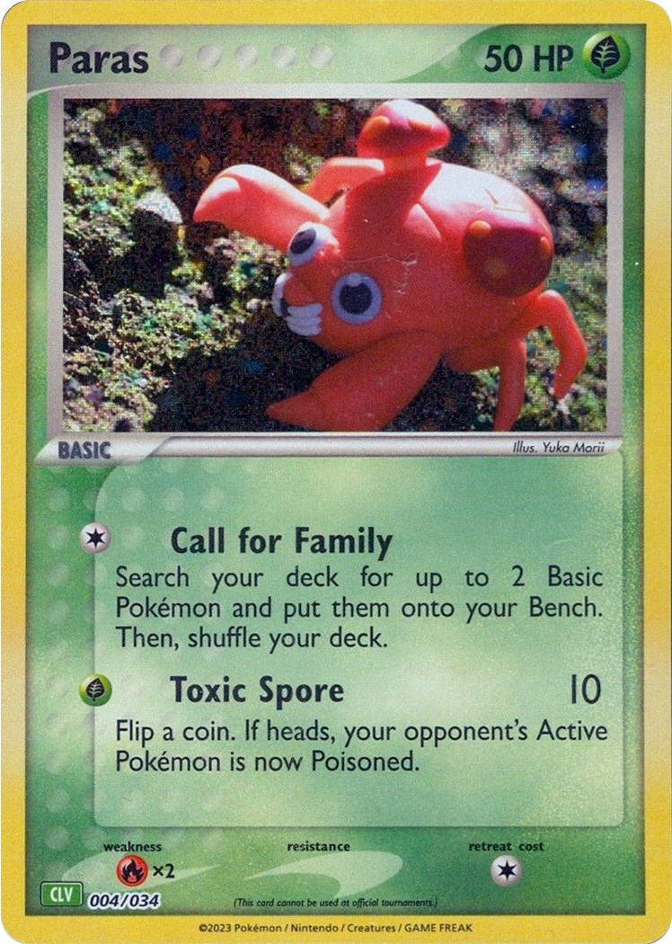 Paras - Trading Card Game Classic - Pokemon