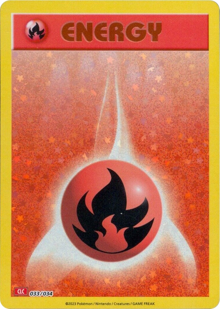 Basic Fire Energy - Trading Card Game Classic - Pokemon