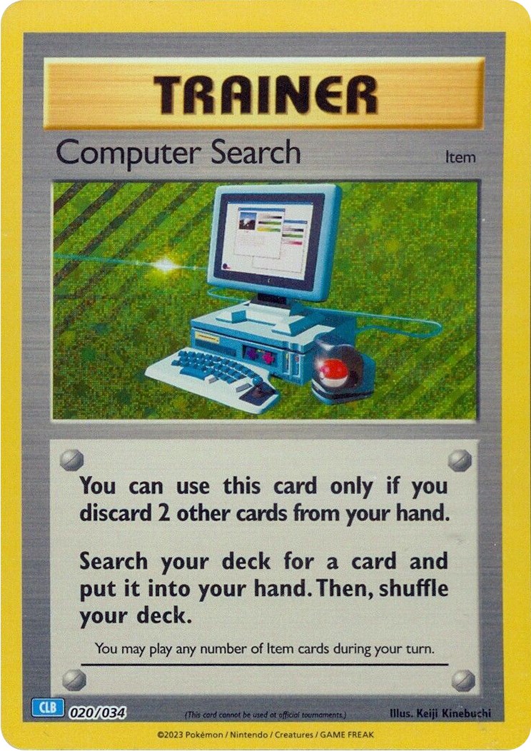 Computer Search (CLB) - Trading Card Game Classic - Pokemon