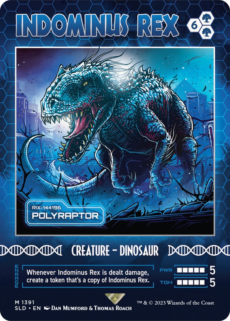 Indominus Rex - Polyraptor - Secret Lair Drop Series - Magic: The Gathering