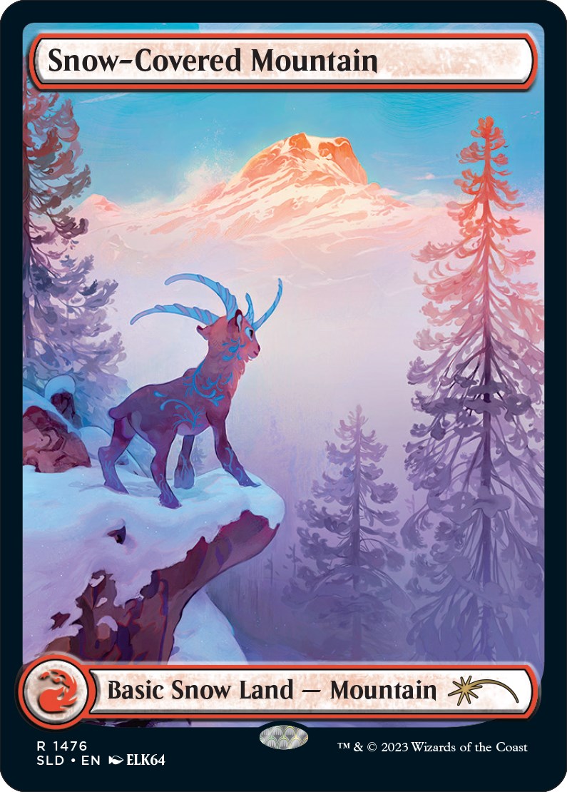 Snow-Covered Mountain (1476) - Secret Lair Drop Series - Magic: The ...