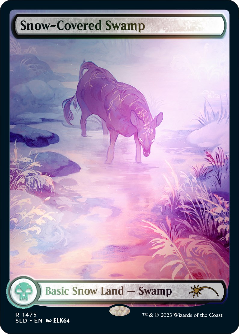 Snow-Covered Swamp (1475) (Rainbow Foil) - Secret Lair Drop Series ...