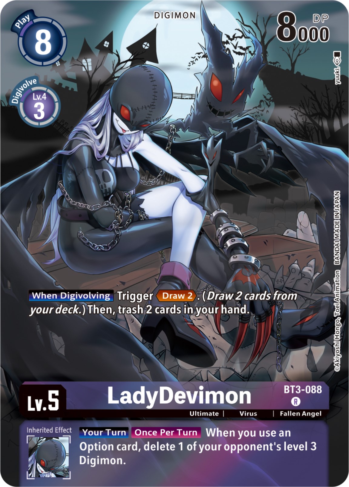 LadyDevimon - BT3-088 (Gift Box 2023) - Release Special Booster ...