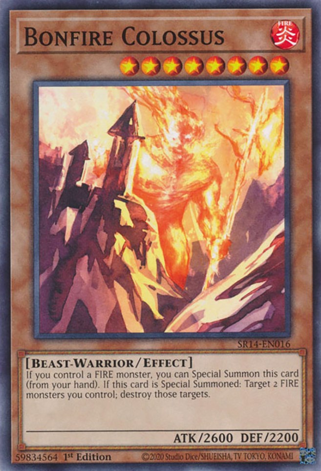 Bonfire Colossus - Structure Deck: Fire Kings - YuGiOh