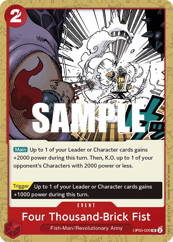 Four Thousand-Brick Fist - Awakening of the New Era - One Piece Card Game