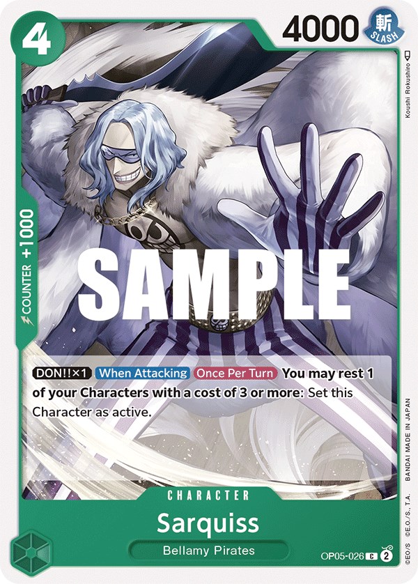 Sarquiss - Awakening of the New Era - One Piece Card Game
