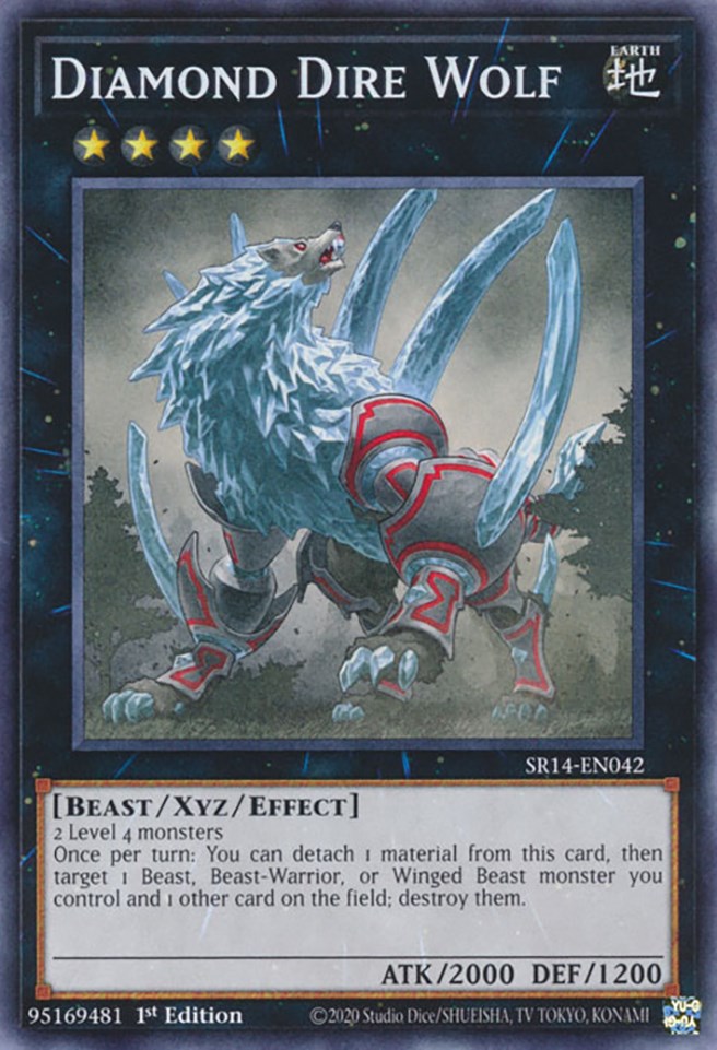 Diamond Dire Wolf - Structure Deck: Fire Kings - YuGiOh
