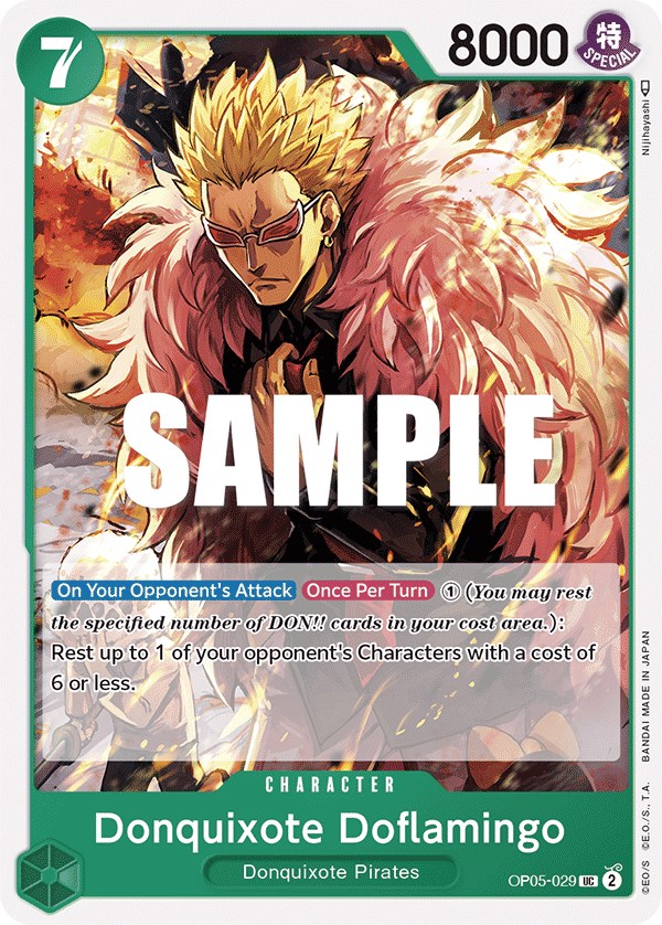 Donquixote Doflamingo (029) - Awakening of the New Era - One Piece Card ...