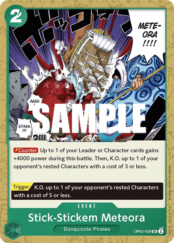Stick-Stickem Meteora - Awakening of the New Era - One Piece Card Game