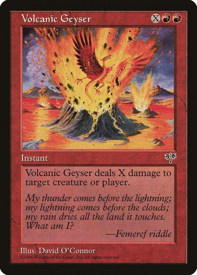Volcanic Geyser - Mirage - Magic: The Gathering