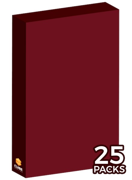 Cubeamajigs Reusable Gaming Packs - Maroon (25-Pack) - Hitpoint Press ...