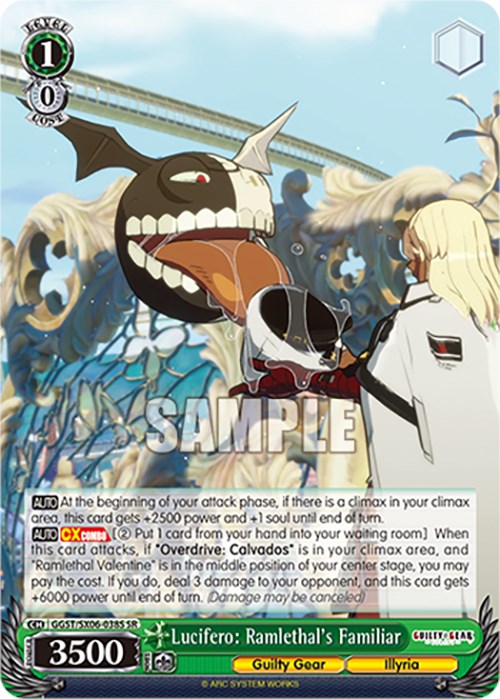 Lucifero: Ramlethal's Familiar (SR) - Guilty Gear -Strive- - Weiss Schwarz