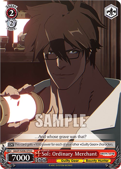 Sol (furigana:Frederick): Ordinary Merchant - Guilty Gear -Strive ...