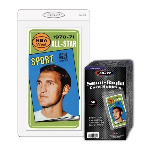 Semi-Rigid Card Holder #3 (50ct.) - BCW Toploaders - Collectible Storage