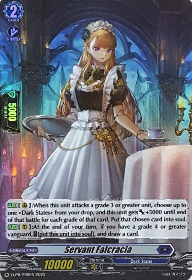 Servant Falcracia (Foil) - D Promo Cards - Cardfight Vanguard