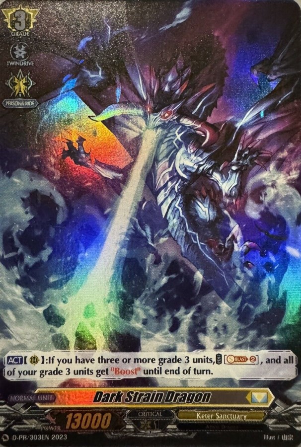 Dark Strain Dragon (Foil) - D Promo Cards - Cardfight Vanguard