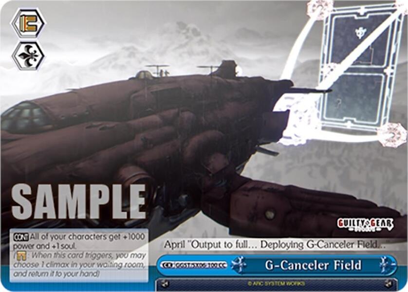 G-Canceler Field - Guilty Gear -Strive- - Weiss Schwarz