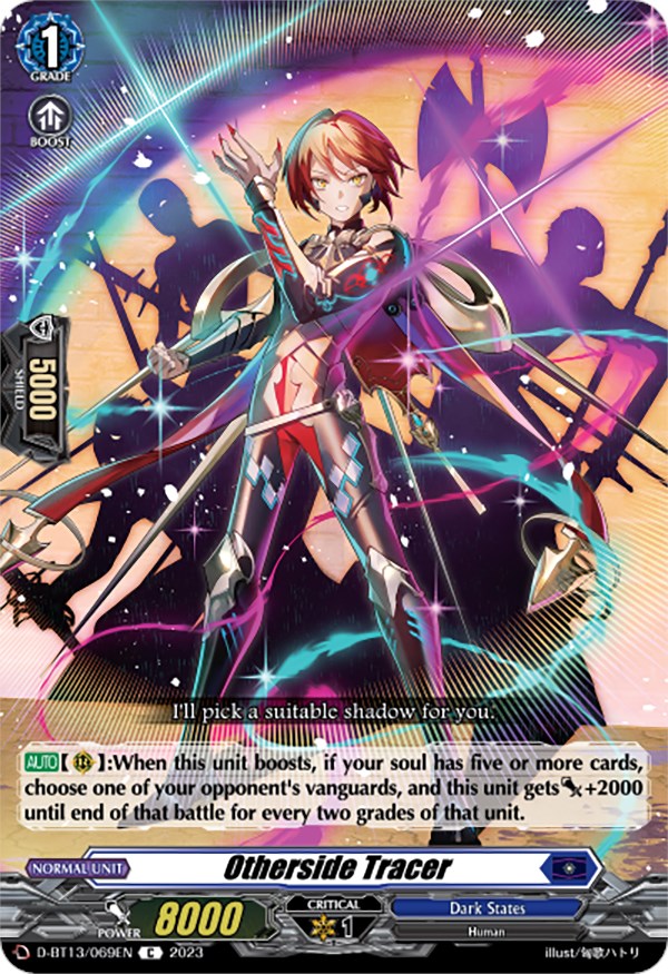 Otherside Tracer - D-BT13: Flight of Chakrabarthi - Cardfight Vanguard