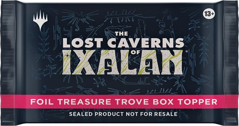 The Lost Caverns of Ixalan - Foil Treasure Trove Box Topper Pack - The ...
