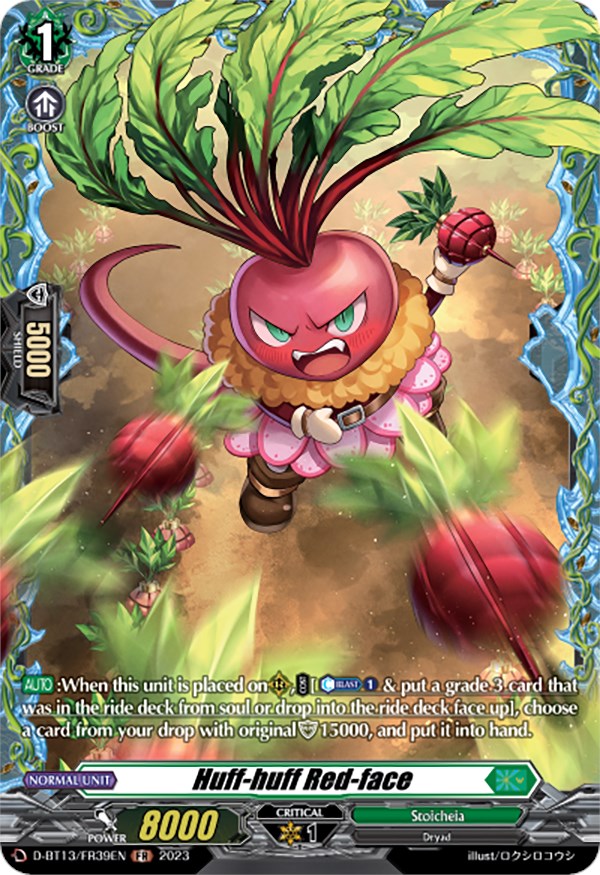 Huff-huff Red-face (FR) - Flight of Chakrabarthi - Cardfight Vanguard