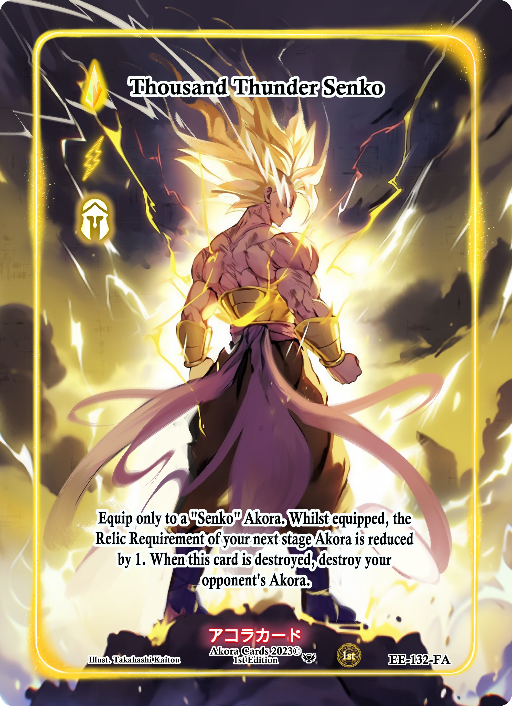 Thousand Thunder Senko (Full Art) - Eternal Echoes [1st Edition ...