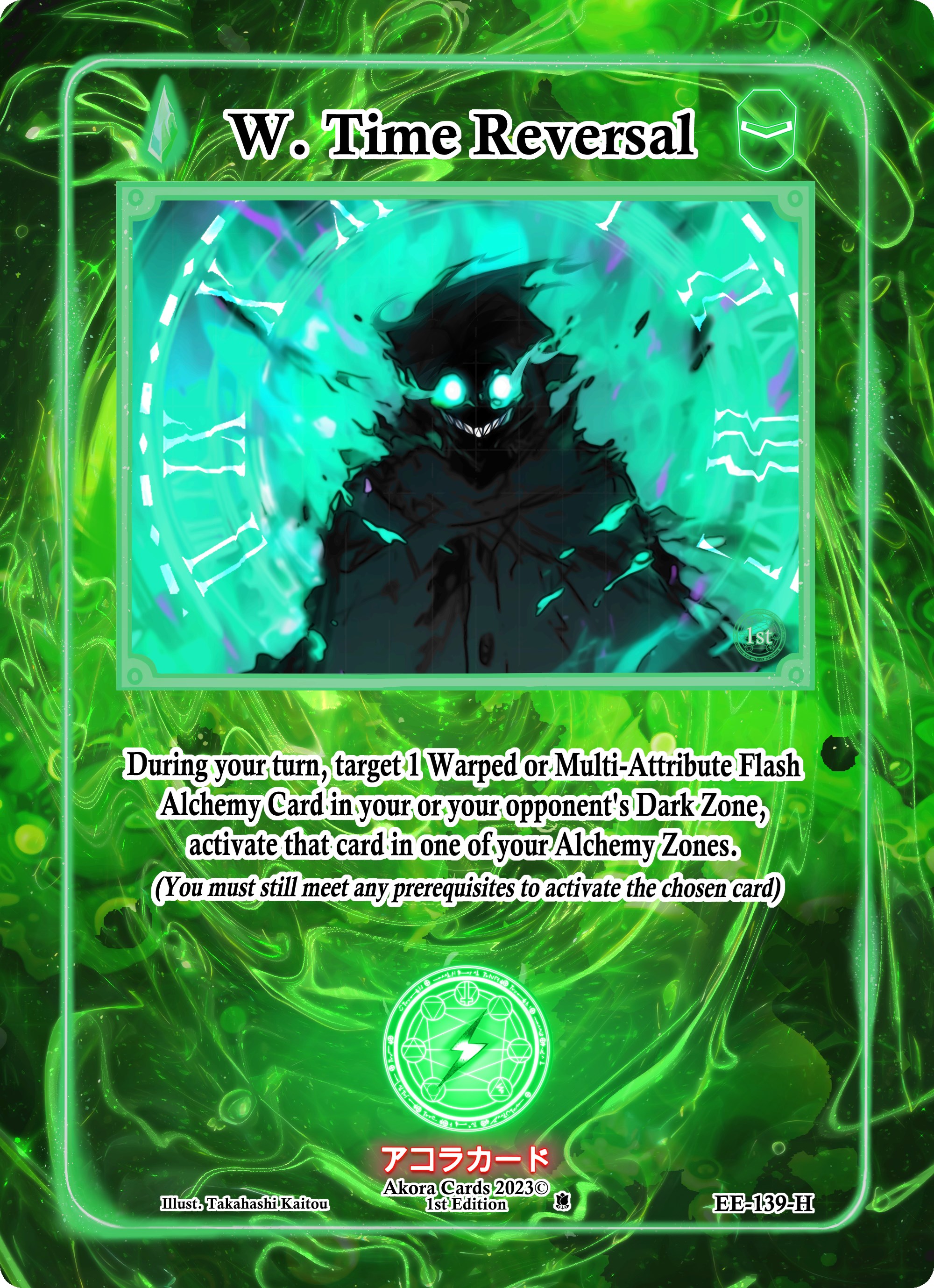 W. Time Reversal (Holo) - Eternal Echoes [1st Edition] - Akora TCG