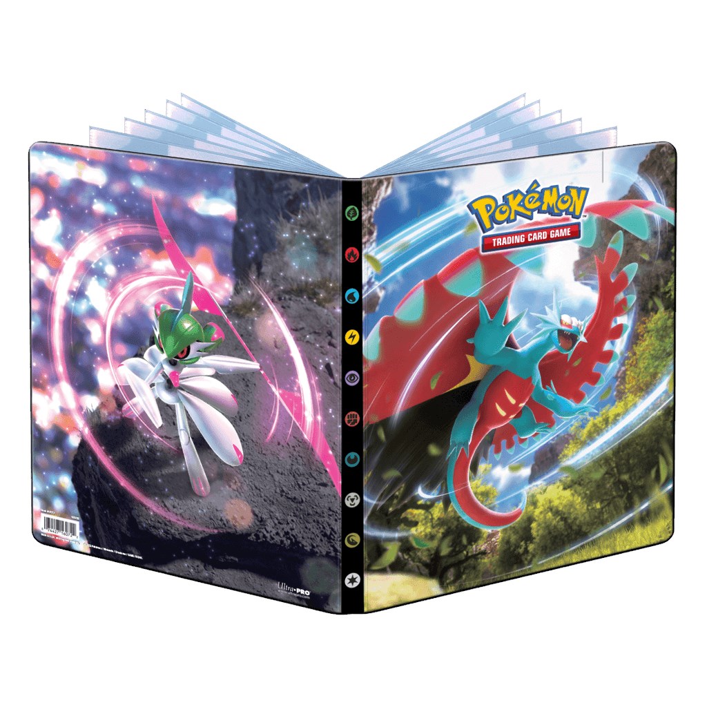 Pokemon Scarlet and Violet Roaring Moon and Iron Valiant 9-Pocket ...