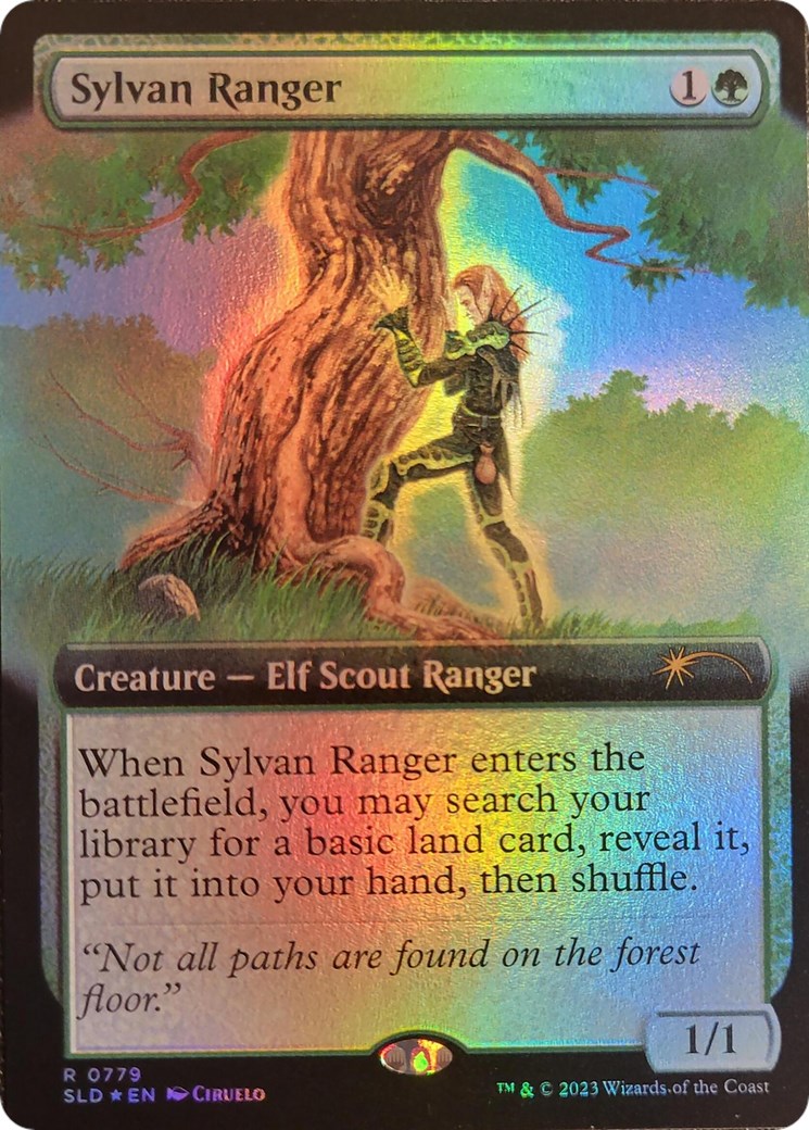Sylvan Ranger (Extended Art) - Secret Lair Drop Series - Magic: The ...