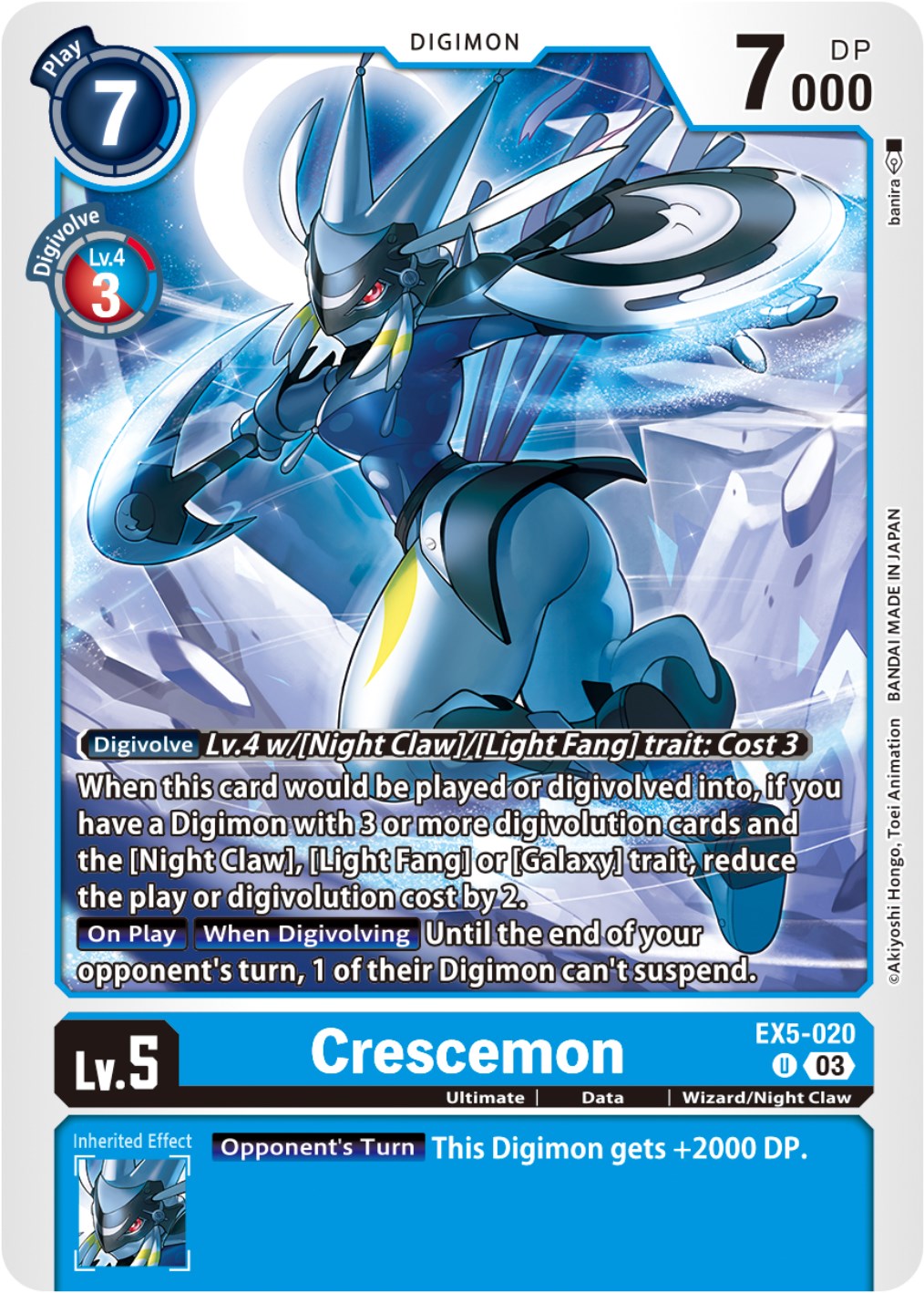 Crescemon - Animal Colosseum - Digimon Card Game