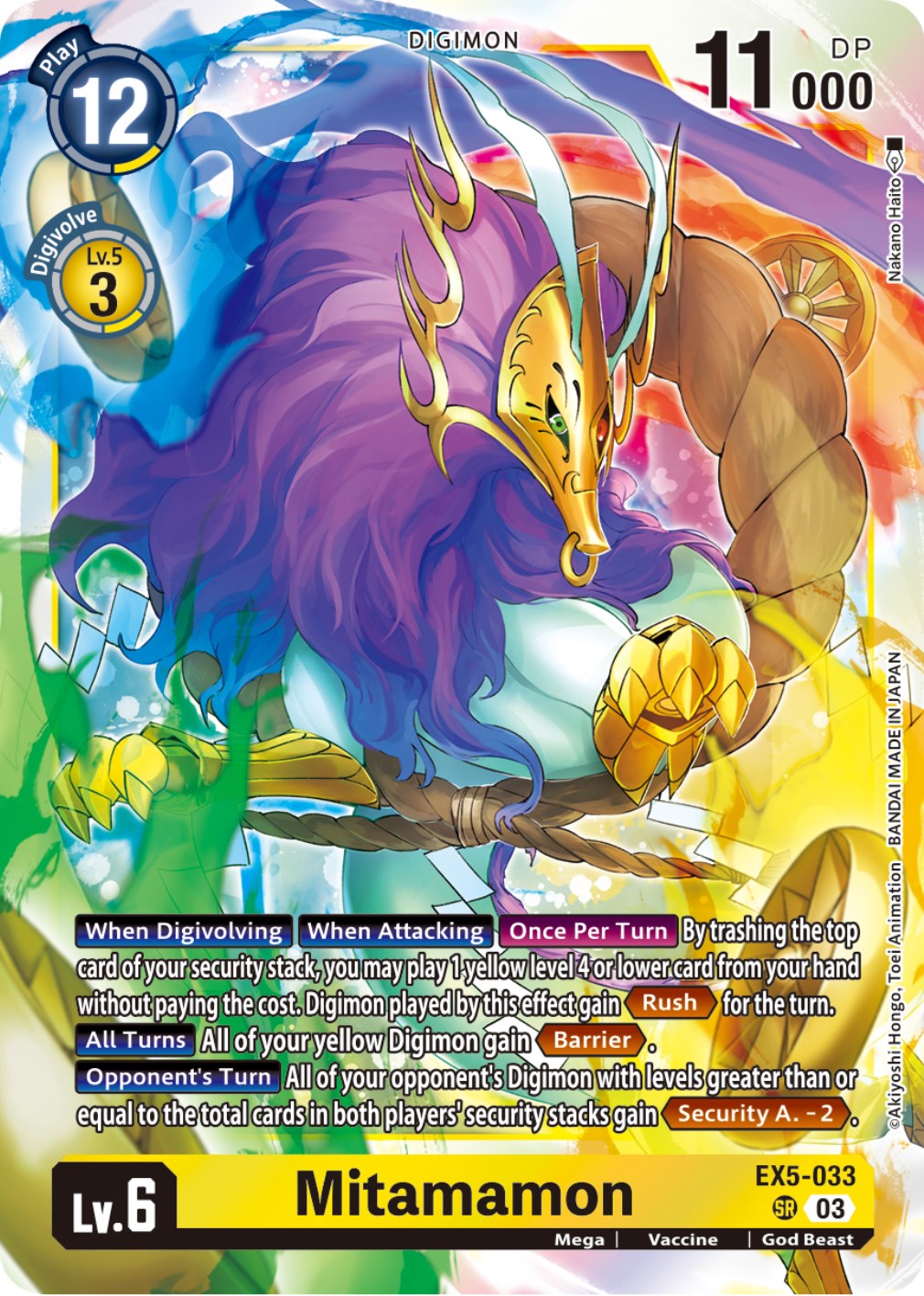Mitamamon - Animal Colosseum - Digimon Card Game